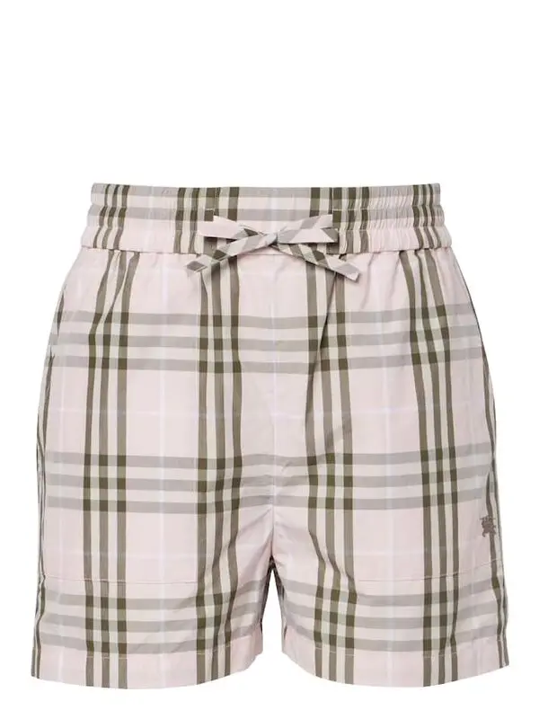 Burberry Check Cotton Shorts - Multicoloured