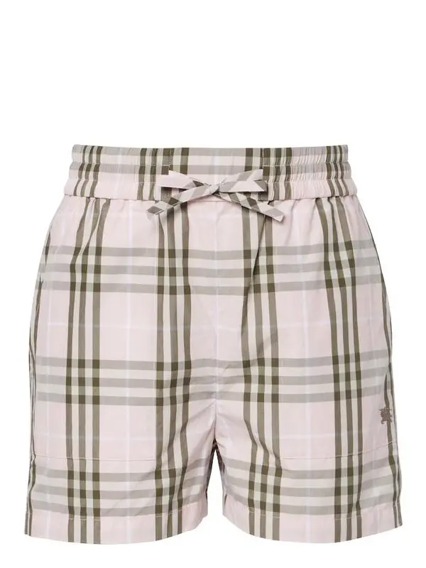 Burberry Cotton Check Shorts - Multicoloured