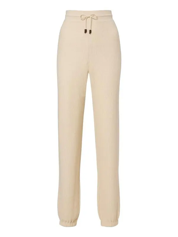 Loro Piana Acacia Cashmere And Silk Sweatpants - Beige