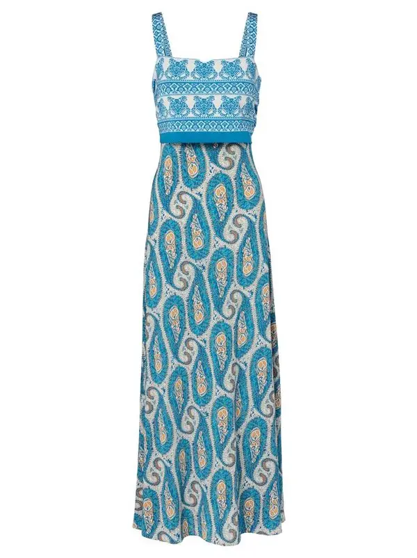 Etro Flared Maxi Dress - Multicoloured