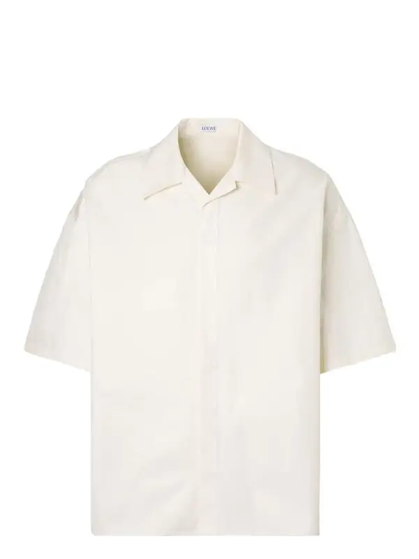 Loewe Cotton Twill Shirt - White