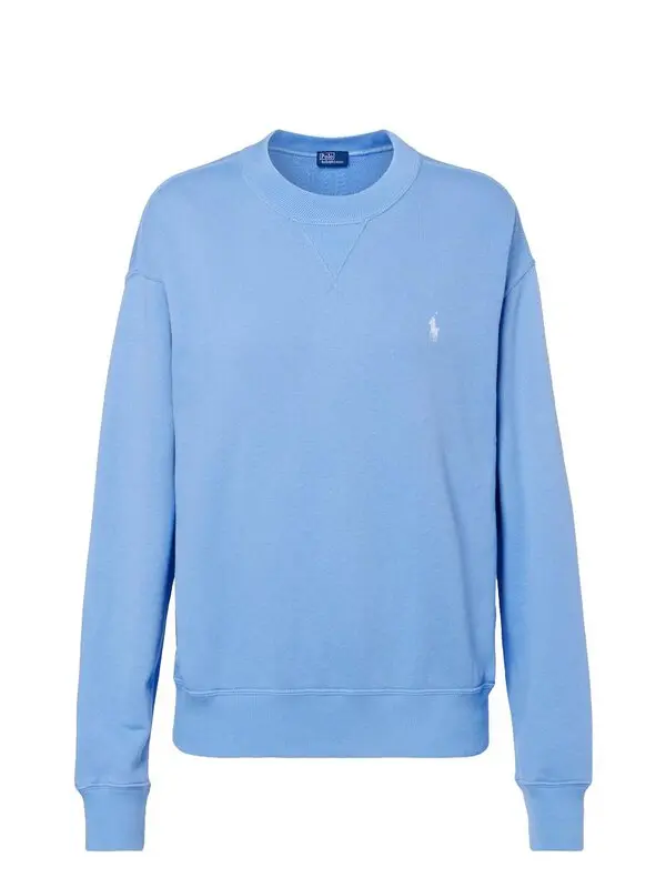 Polo Ralph Lauren Cotton-blend Fleece Sweatshirt - Blue