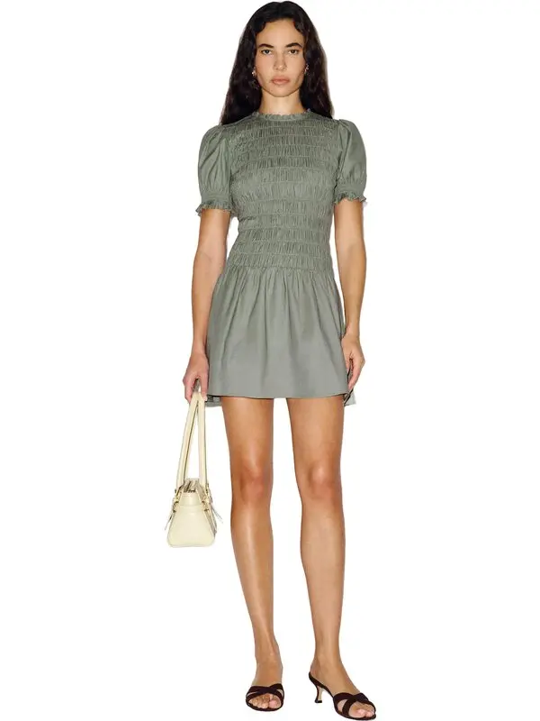 REFORMATION Leannah Mini Dress - Green