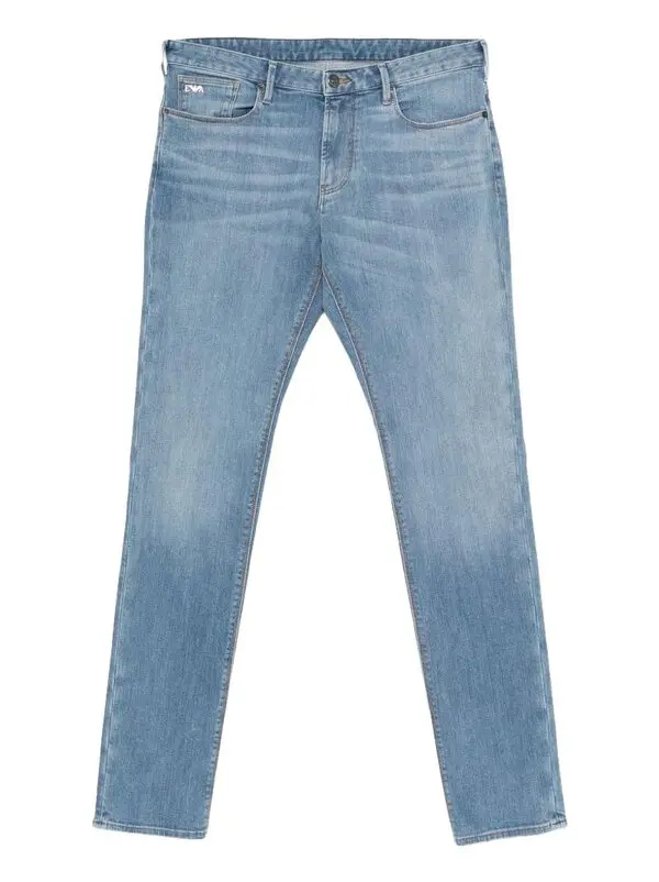 Emporio Armani Denim Cotton Jeans - Sky Blue