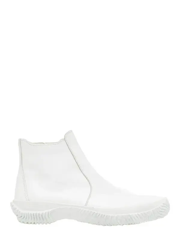 Comme Des Garçons Ruffled Boots - White