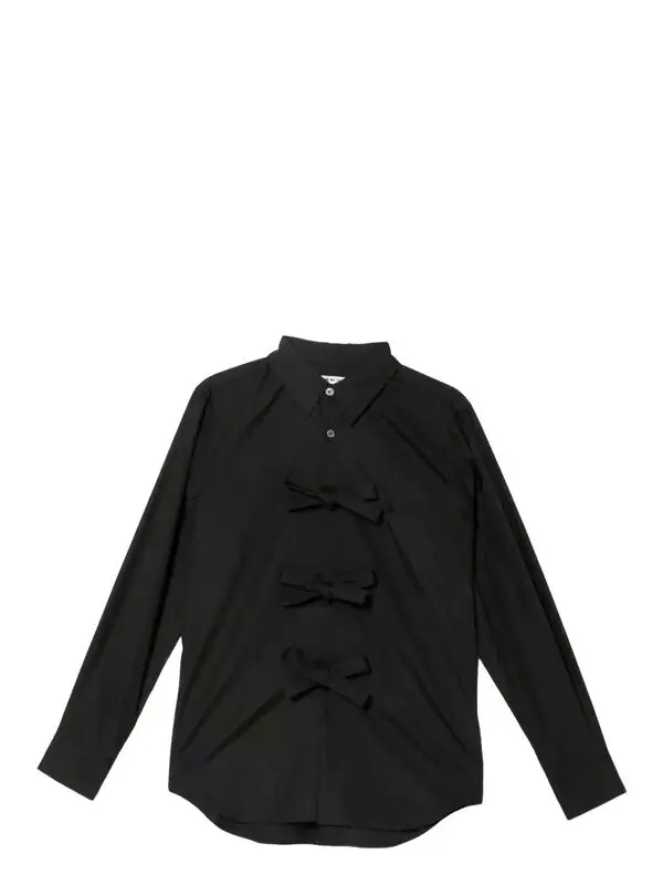 Comme Des Garçons Bow Detail Shirt - Black