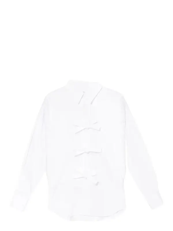 Comme Des Garçons Bow Detail Shirt - White