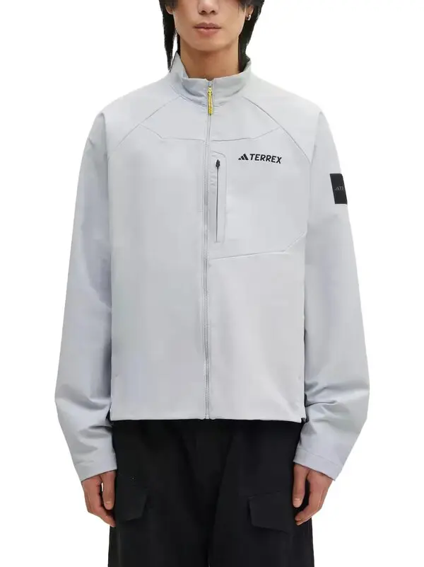 Adidas Zip-up Windbreaker - Grey