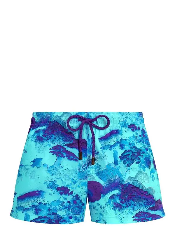 Vilebrequin Printed Swim Shorts - Blue