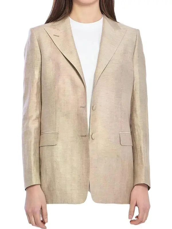 Tagliatore Peak-lapel Single-breasted Blazer - Neutrals