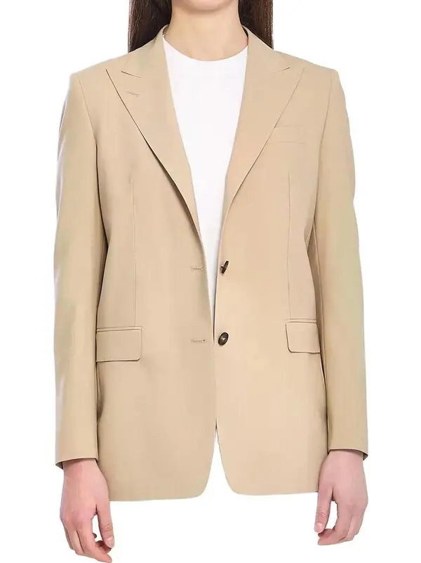 Tagliatore Peak-lapel Single-breasted Blazer - Neutrals