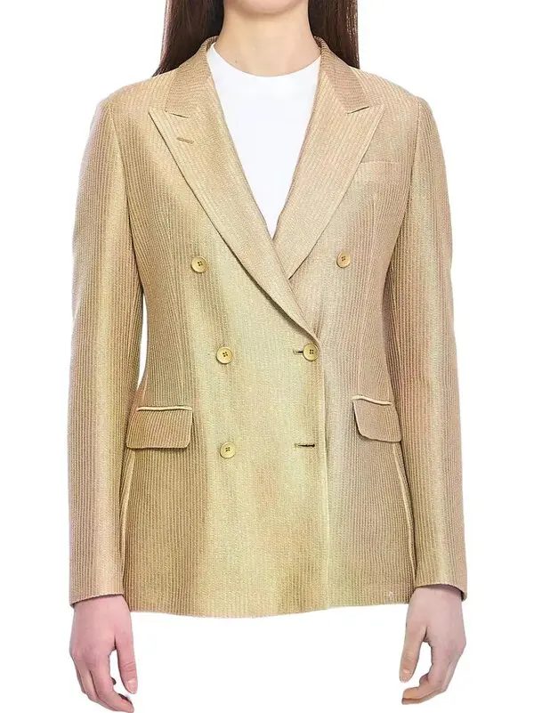 Tagliatore Double-breasted Peak-lapel Blazer - Neutrals