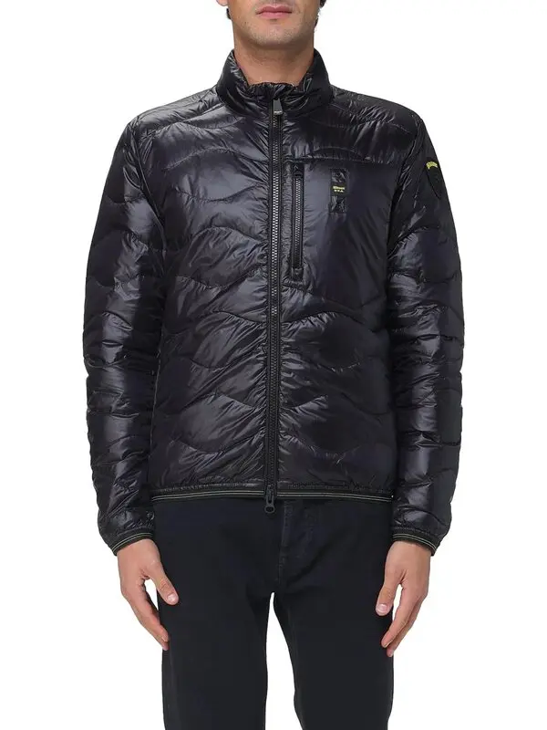 BLAUER. Padded Nylon Down Jacket - Black