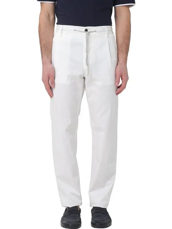 Eleventy Straight Leg Trousers - White