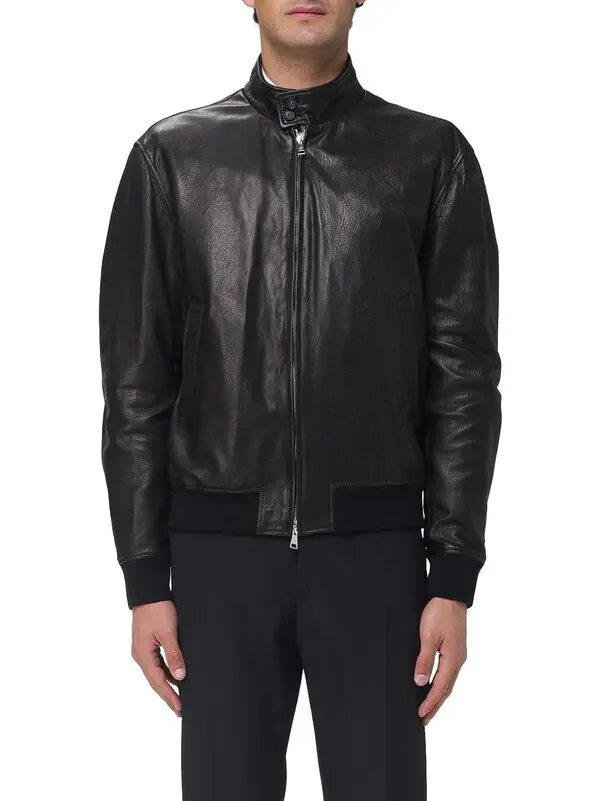 Tagliatore Leather Jacket - Black