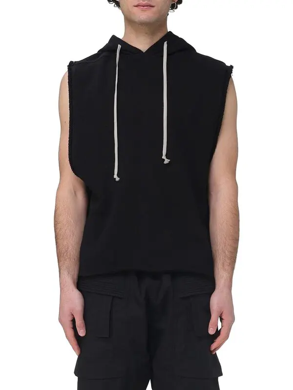 Rick Owens Sleeveless Sweatshirt - Black