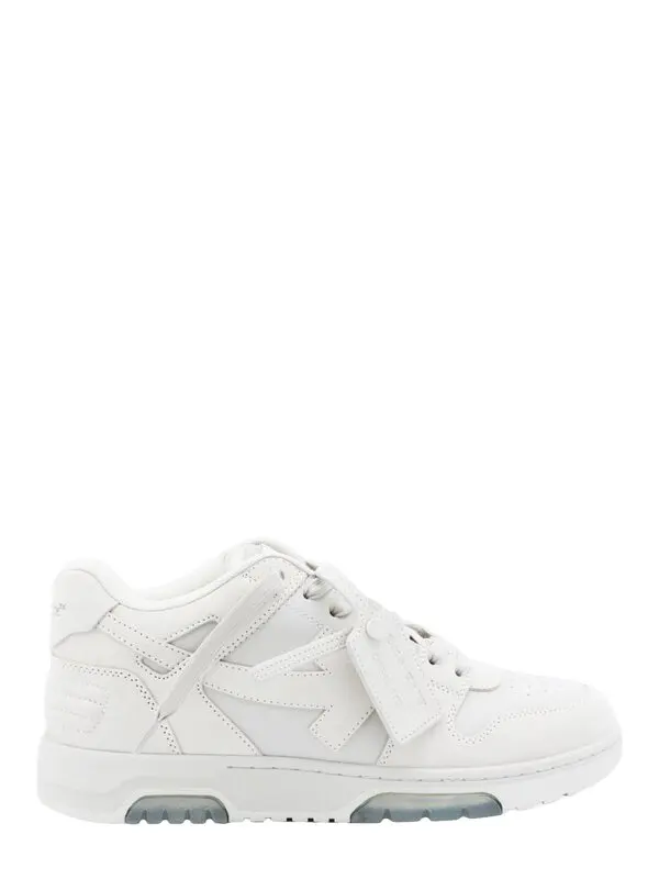 Off-White Lace-up Sneakers - Ecru