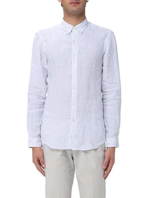 Polo Ralph Lauren Striped Linen Shirt - White