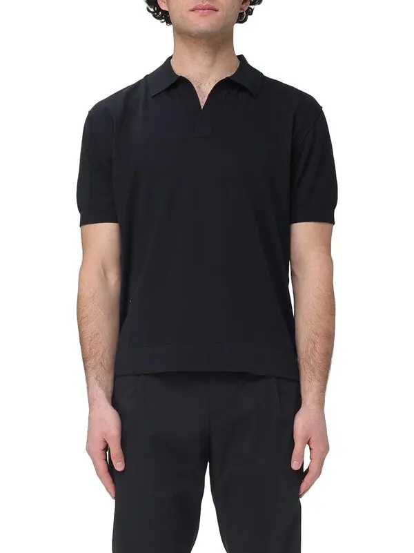PAOLO PECORA Polo Shirt - Black