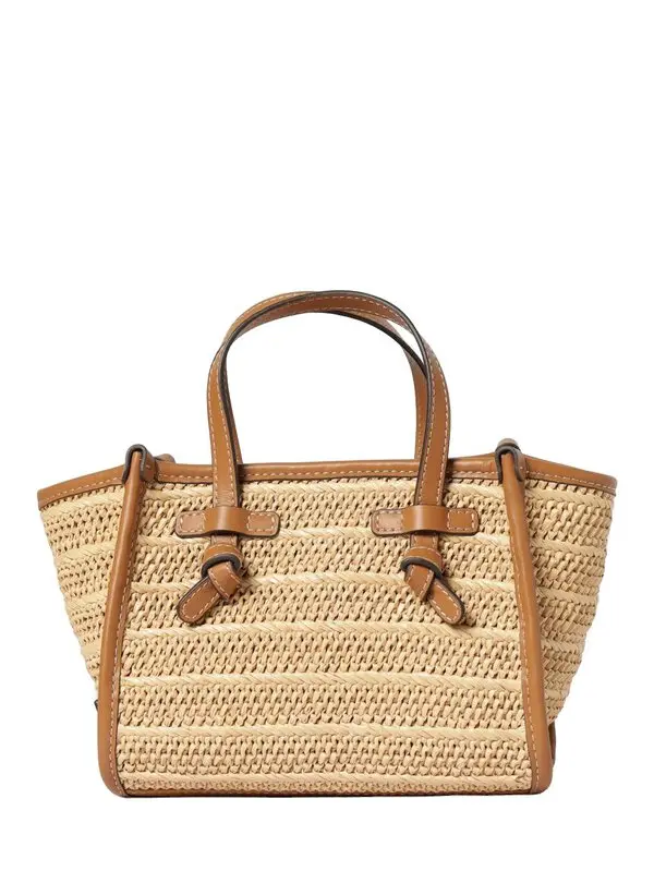 GIANNI CHIARINI Mini Handheld Bag - Natural