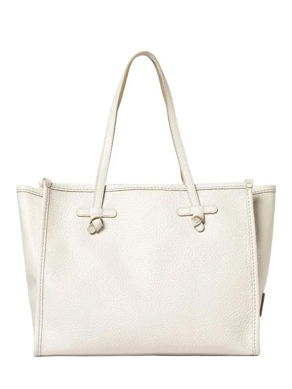 GIANNI CHIARINI Textured Leather Shoulder Bag - Sand