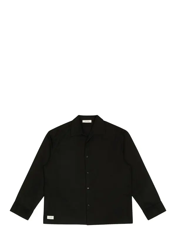 ENTIRE STUDIOS Long-sleeve Pajama Shirt - Black
