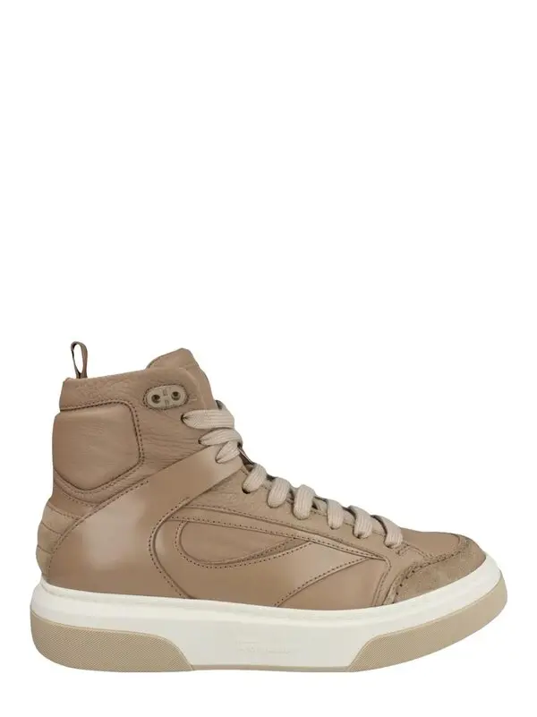 FERRAGAMO Cassio High Top Sneakers - White