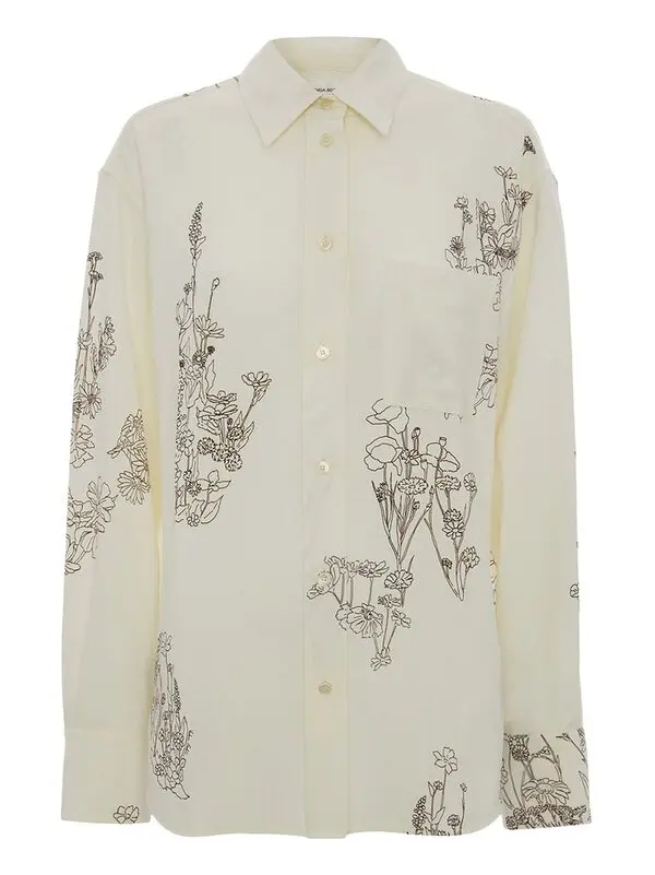 Victoria Beckham Pyjama Shirt - White
