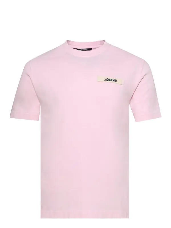 Jacquemus Le T-shirt Gros Grain - Pink