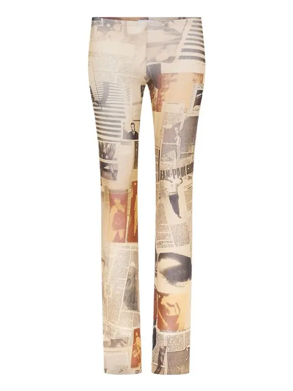 JEAN PAUL GAULTIER Mesh Trouser - White