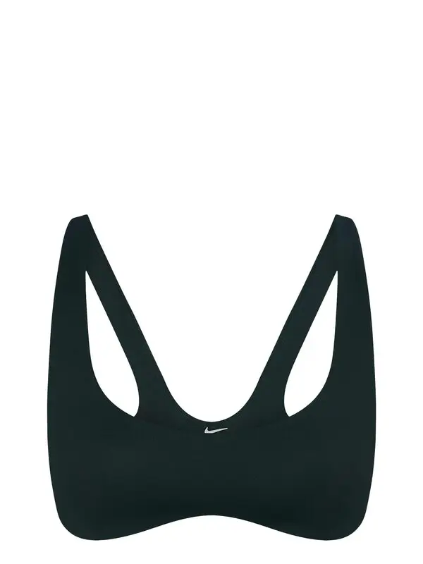 NIKESKIMS Matte Shaping Scoop Bra 'dark Teal/dark Teal - Blue