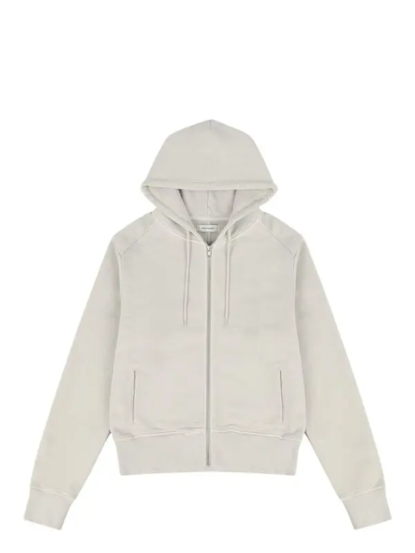 ENTIRE STUDIOS Slim Zip Up - White