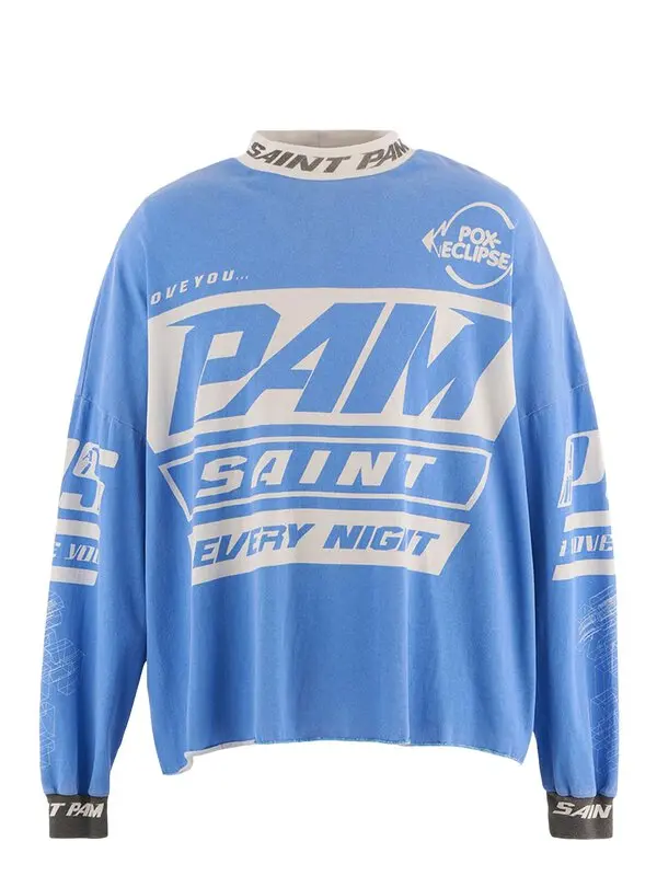 SAINT MXXXXXX Long-sleeve Tee - Blue