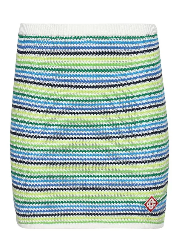 Casablanca Striped Skirt - Multicolor