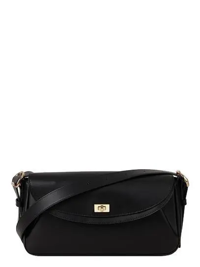 Sandro Le Mambo Smooth Leather Bag - Black