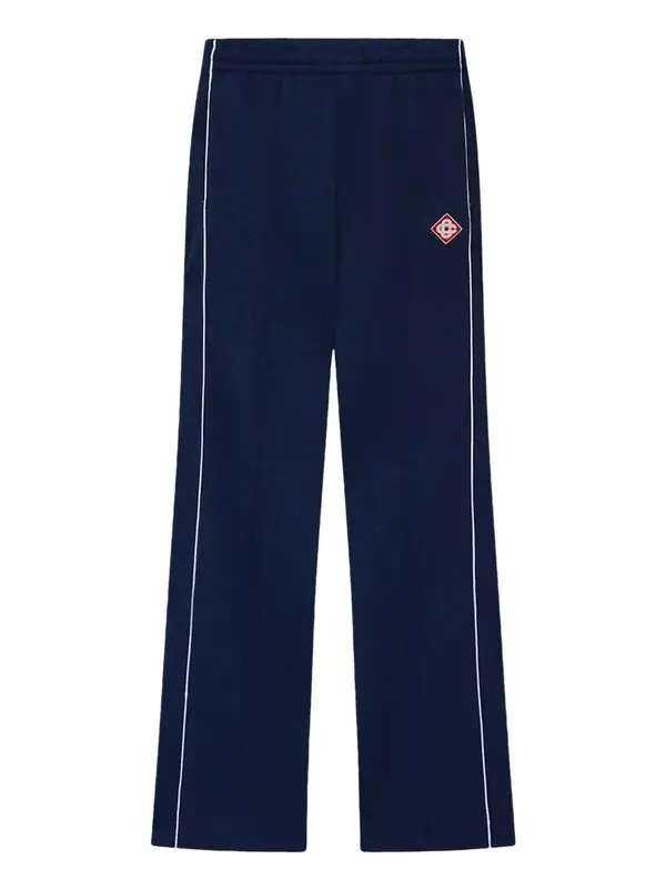 Casablanca Round Pique Track Pants - Blue