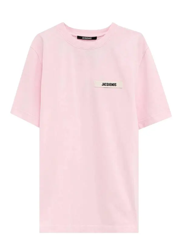 Jacquemus Le T-shirt Grosgrain - Pink