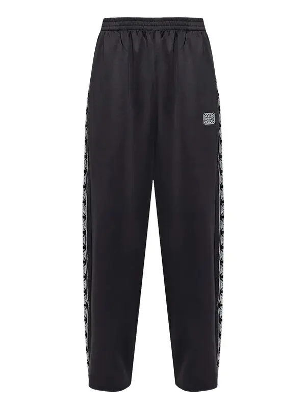 Vetements Biker Cross Tape Track Pants - Black