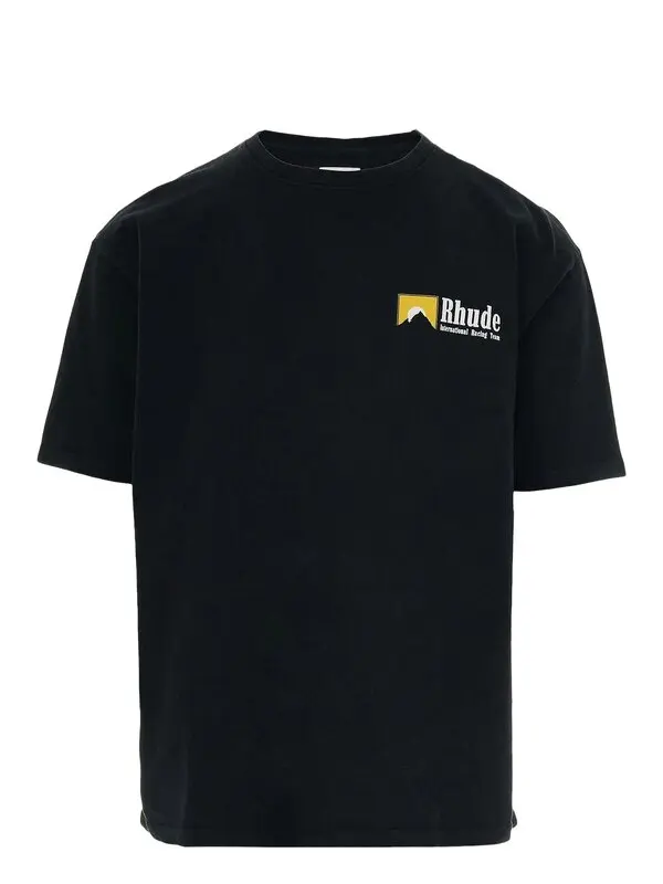 Rhude Ramatuelle Intl Racing Tee - Black