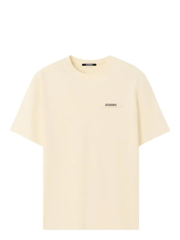 Jacquemus Le T-shirt Gros Grain - Tan