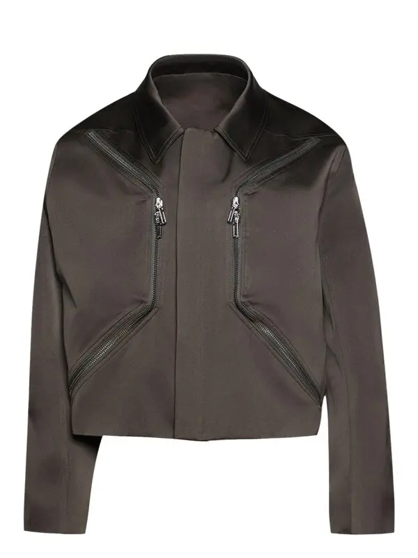 Rick Owens Heizer Mac Jacket - Brown