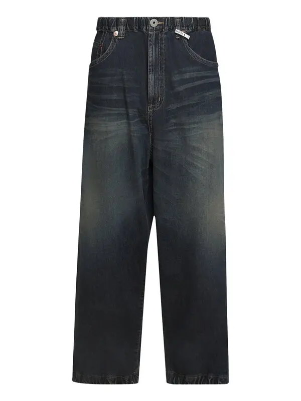 Mihara Yasuhiro Light Wide Jeans - Blue