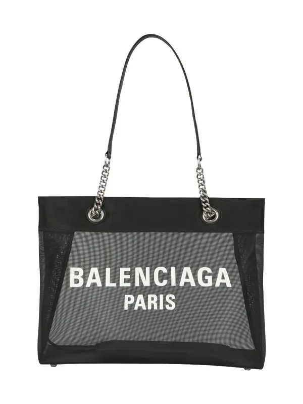 Balenciaga Mesh Duty Free Tote - Black