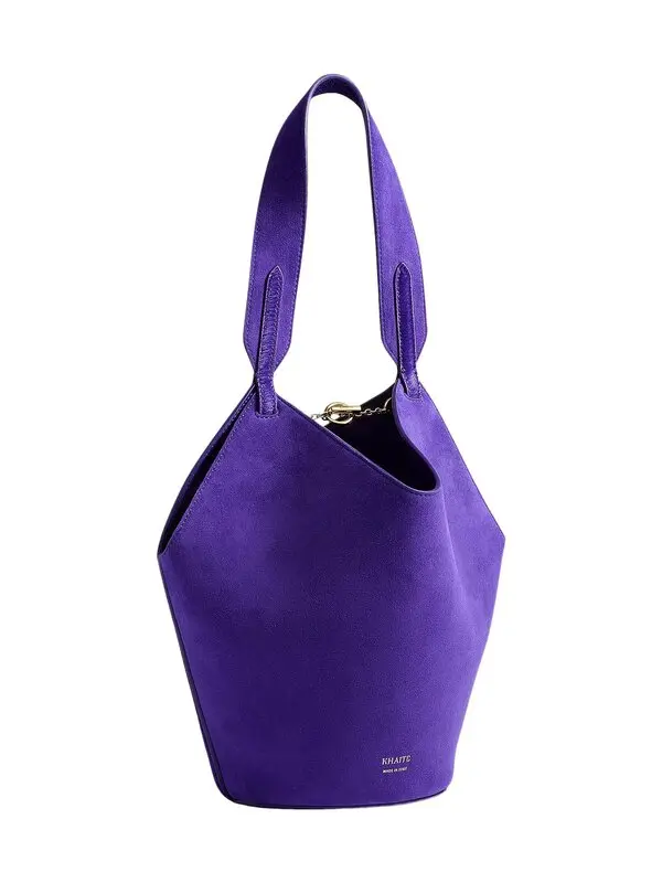 Khaite Lotus Mini Tote - Purple
