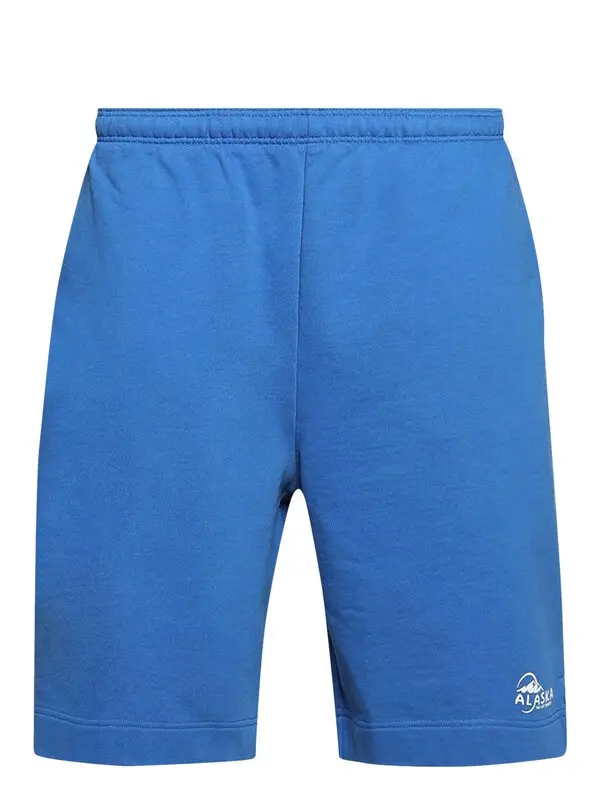 Vetements Alaska Tourist Shorts - Blue