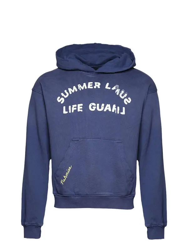NAHMIAS Life Guard Fleece Hoodie - Blue