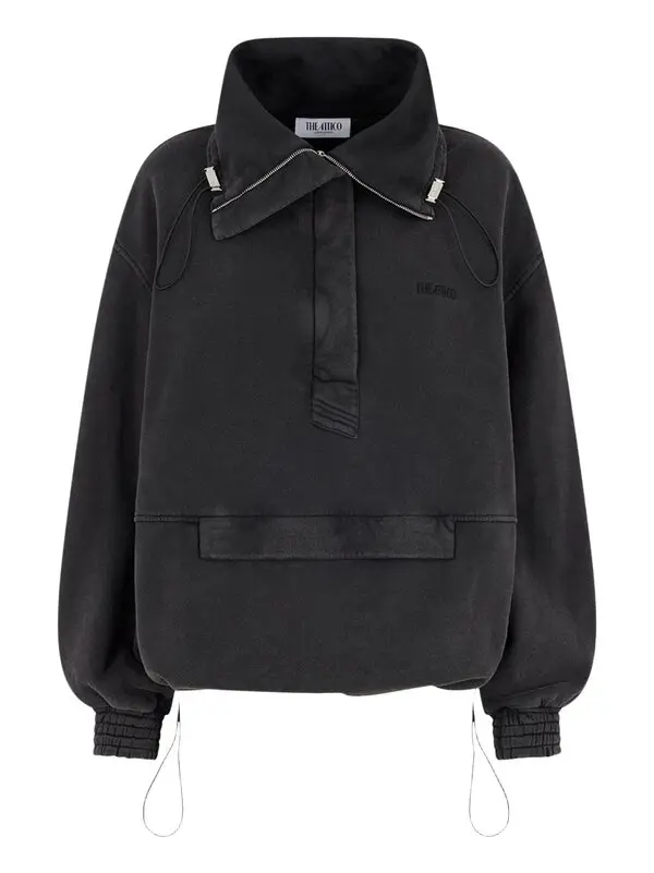Attico Blouson American Fleece - Black