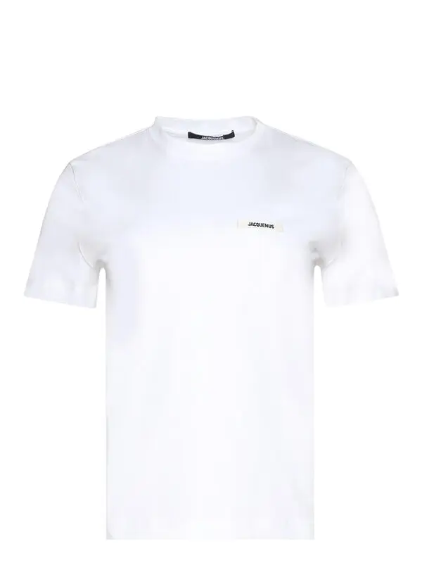 Jacquemus Le T-shirt Gros Grain - White