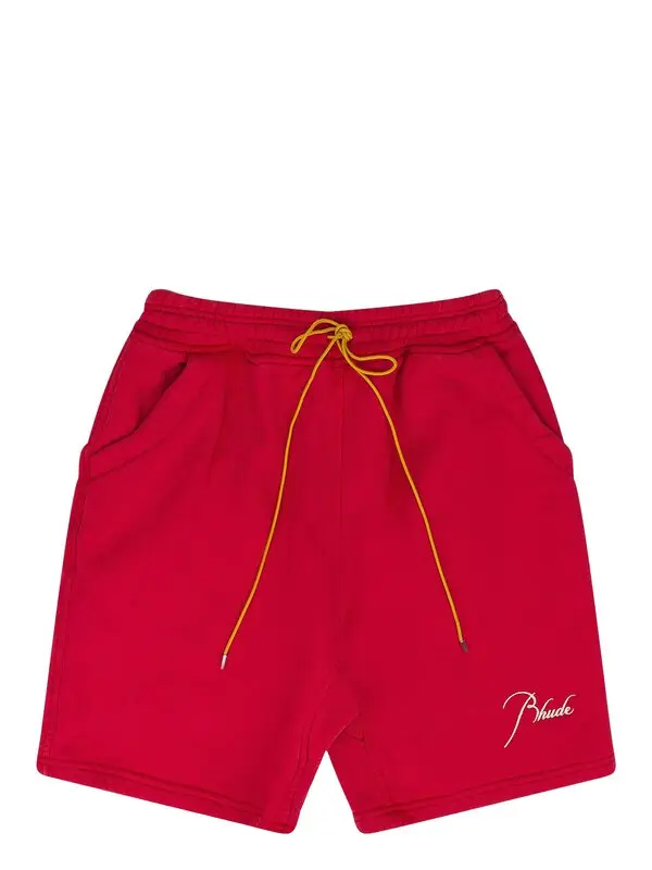 Rhude Heavyweight Shorts - Red