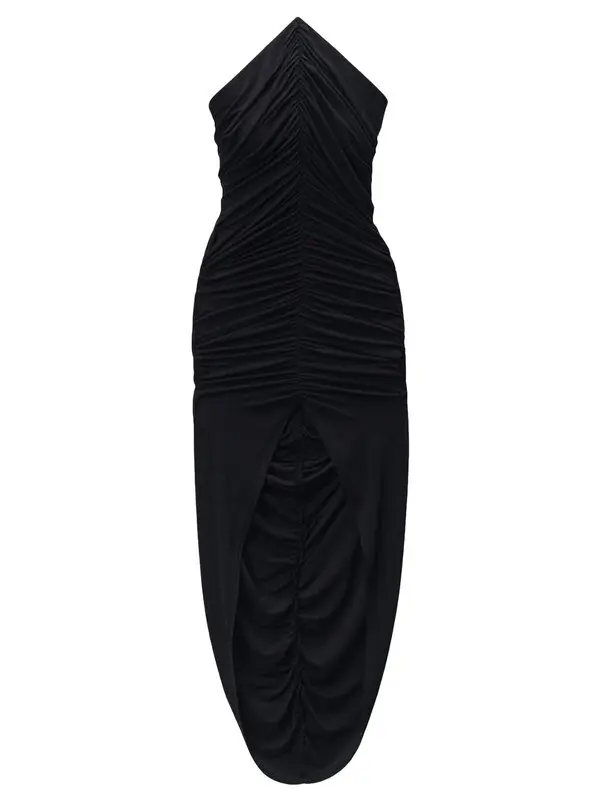 Alexander Wang Structured Bodice Midi Dress - Black